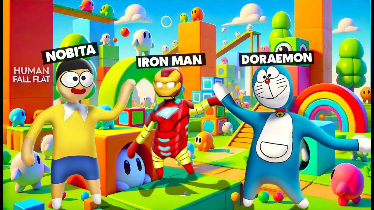 Doraemon And Nobita And Iron Man Did Hide And Seek In Hff 😁 Youtube