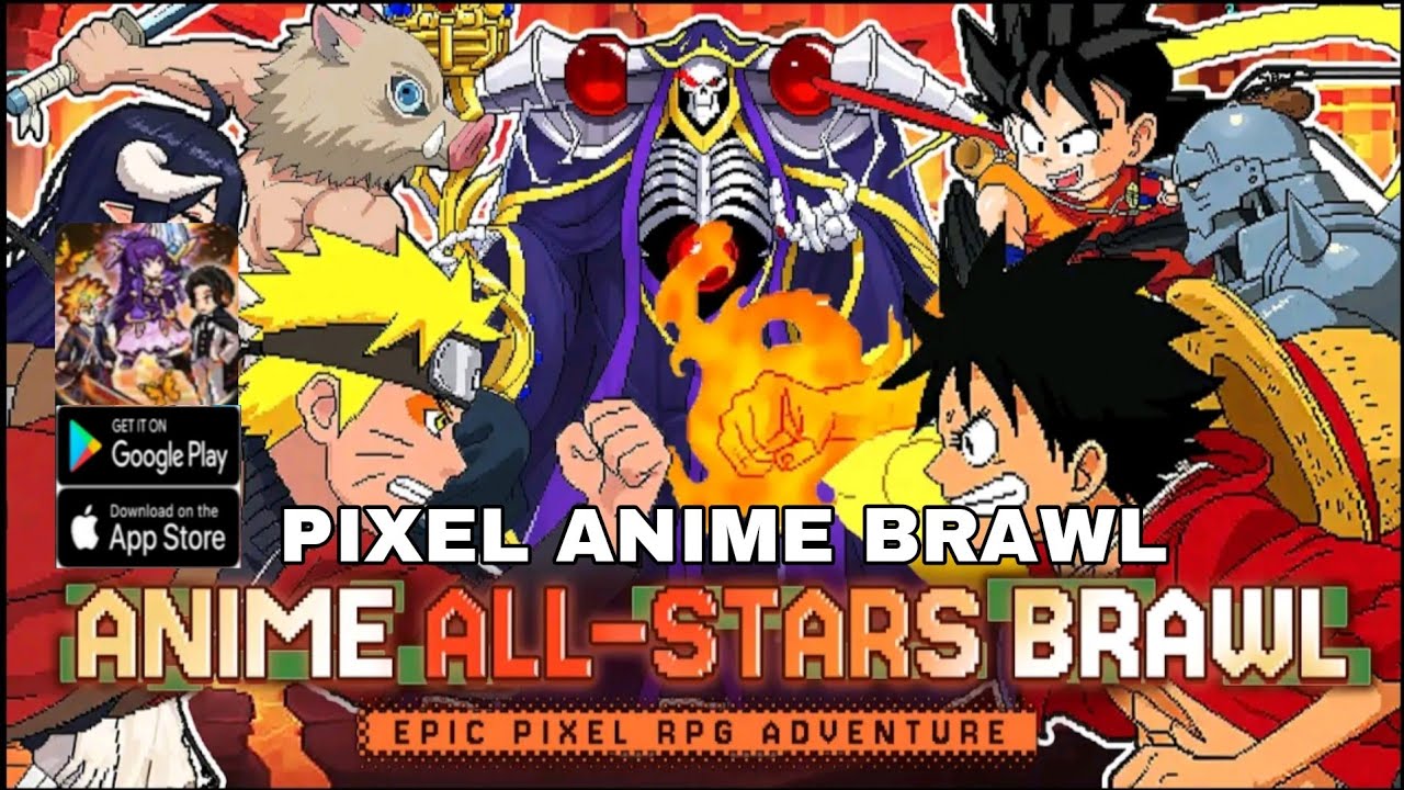 Pixel Anime Brawl Gameplay - Anime RPG Game Android - YouTube
