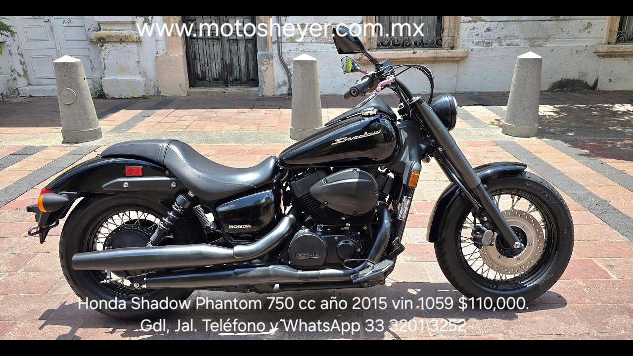 Honda Shadow Phantom 750 cc año 2015 - YouTube