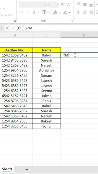 Part-5 How to add prefix/title to the words in excel, Excel interview question - YouTube