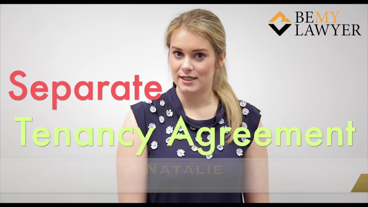 Be My Lawyer: Cohabitation, Part 10 separate tenancies? - YouTube