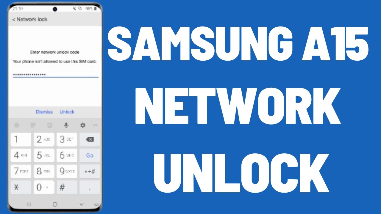 Region Locked Samsung A15 | Enter region unlock code. Your phone is not ...