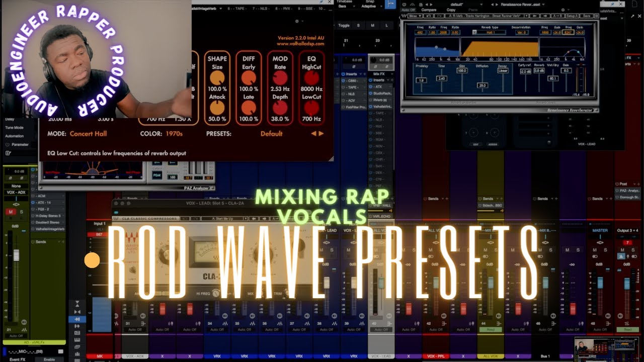 Mixing Rap & Trap Vocals With Rod Wave Engineer Presets - YouTube