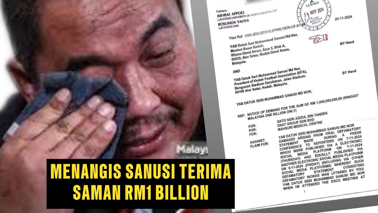 SAH! SALINAN SAMAN RM1 BILLION KEPADA SANUSI SUDAH DITERIMA OLEH THE ...