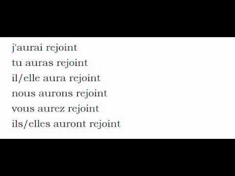 Französisch lernen = Konjugation = Rejoindre - YouTube