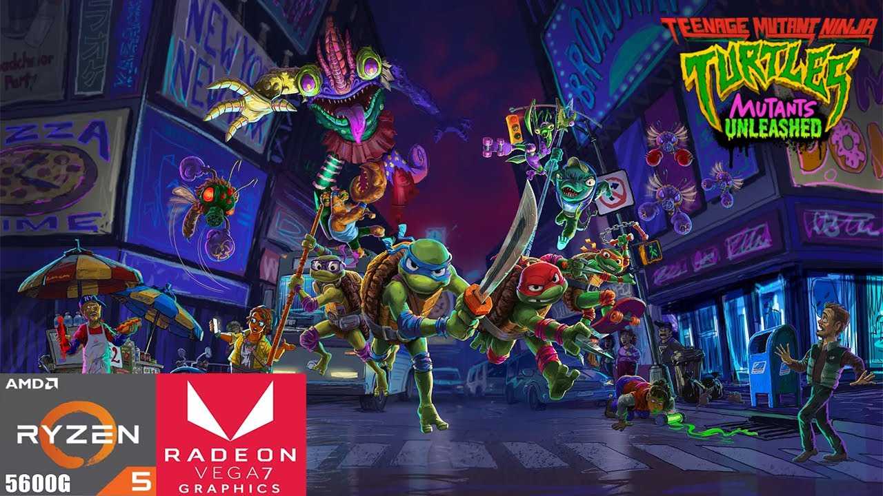 Teenage Mutant Ninja Turtles: Mutants Unleashed | Ryzen 5 5600G Vega 7 ...