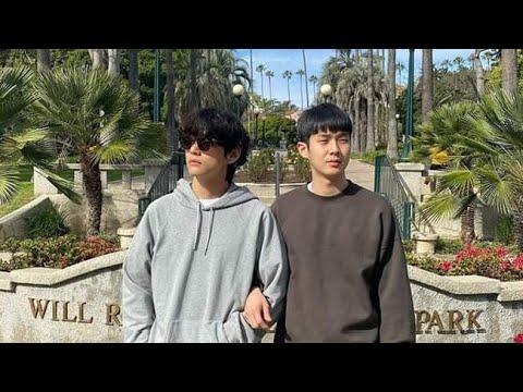 200120 BTS V/TAEHYUNG Whit CHOI WOOSHIK Twitter Video Update