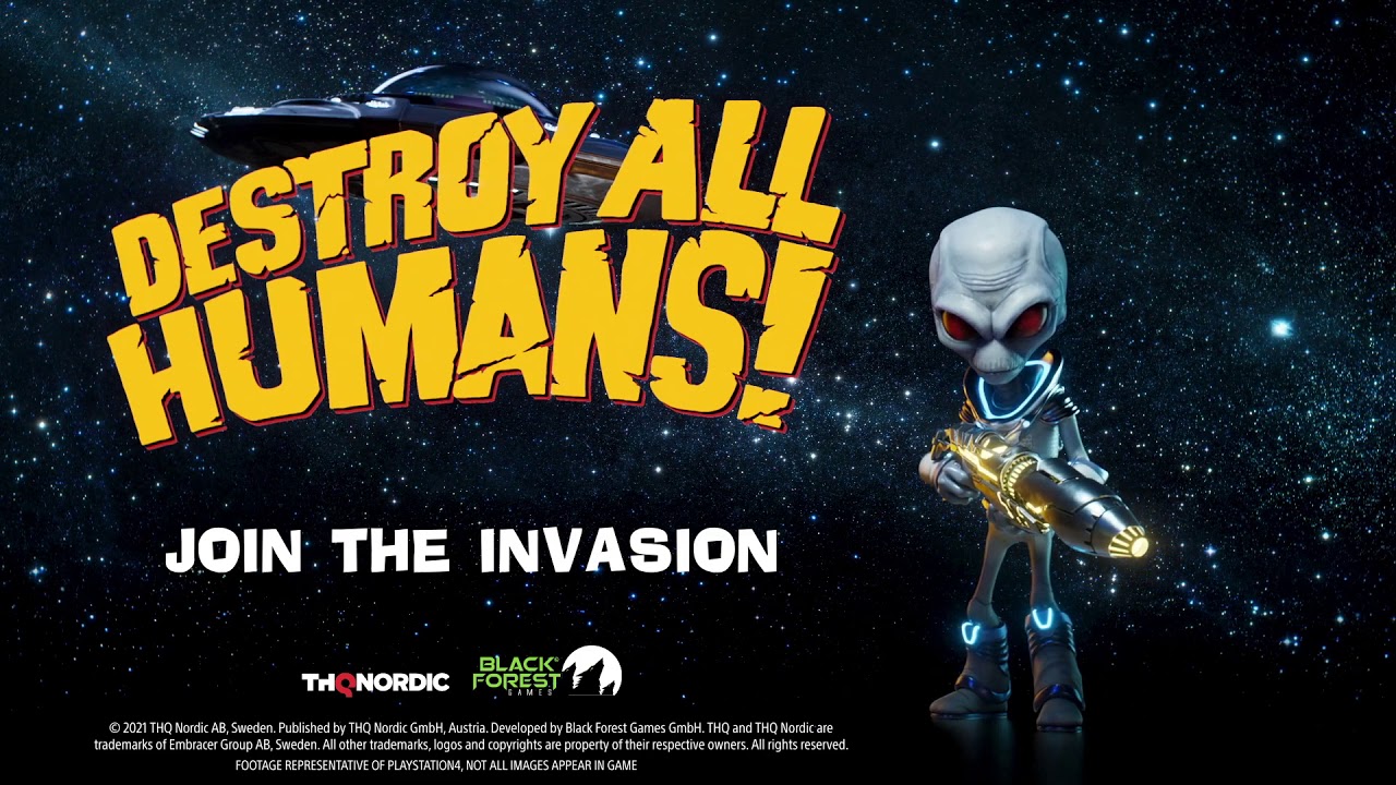Destroy All Humans! - Free Skins Trailer | PS4 - YouTube