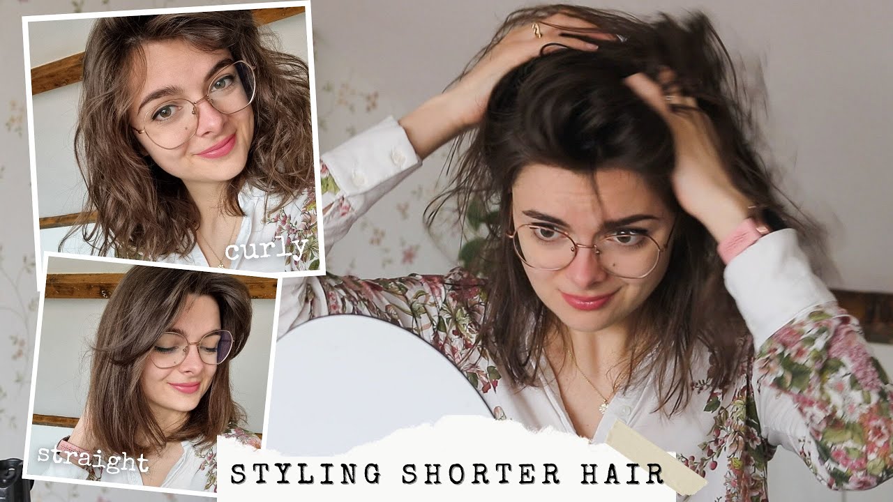 Learning How To Style My Shorter Hair So I Actually Like It 👸🏻 Finally ...