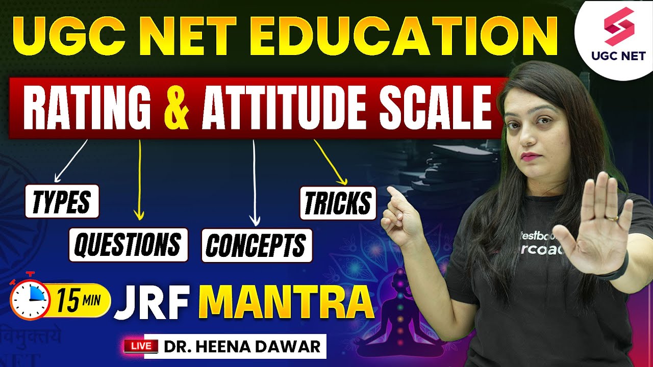 UGC NET Education Paper 2 | Types of Rating Scale & Attitude Scales ...