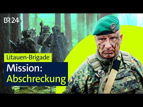 Tarnen, Abschirmen, Aufklären: Manöver-Premiere für Litauen-Brigade | Die Story | Kontrovers | BR24