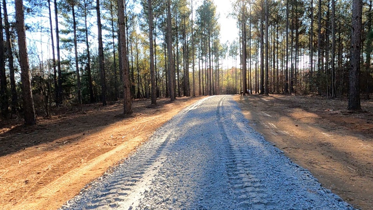 Finished the Long Driveway and 2 Acre Clearing Job - YouTube