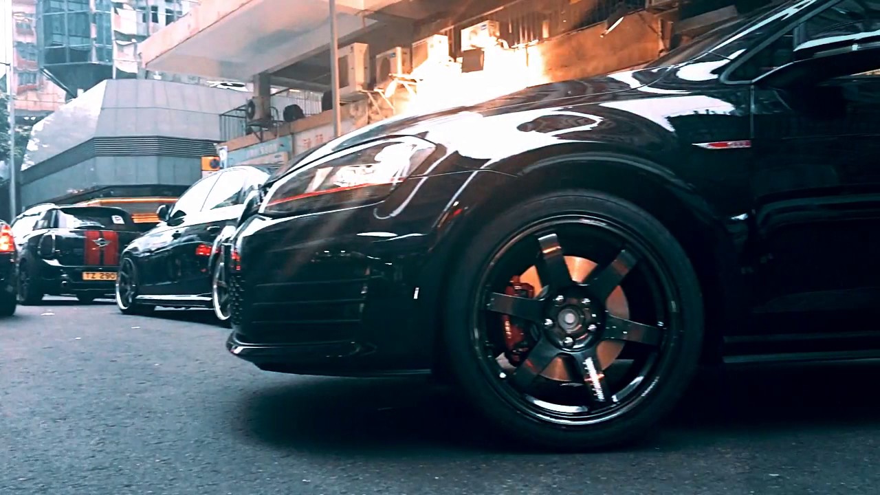 VW GOLF GTI x RAYS RACING TE37 SAGA - YouTube