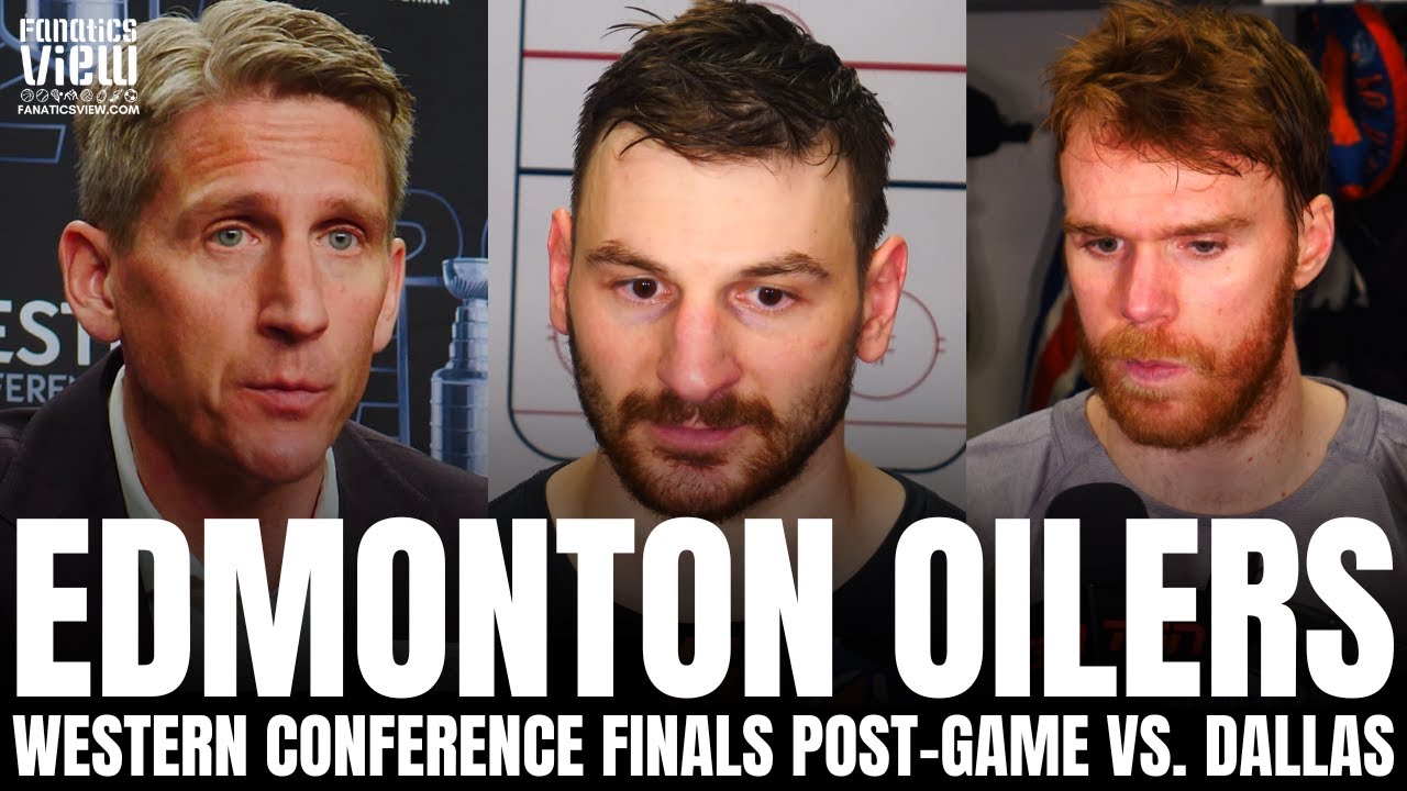 Connor McDavid, Stuart Skinner, Zach Hyman & Edmonton Oilers Recap WCF ...