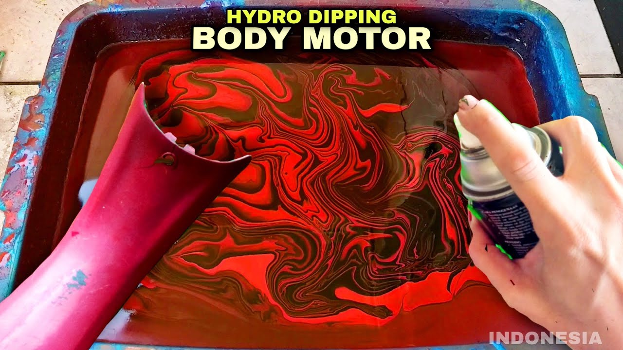 MODIF BODY MOTOR dengan HYDRO DIPPING | HYDRO DIPPING BODY MOTOR ...