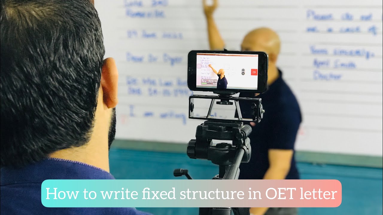 How To Write Fixed Structure In OET Letter (Video-2 When Designation Is ...