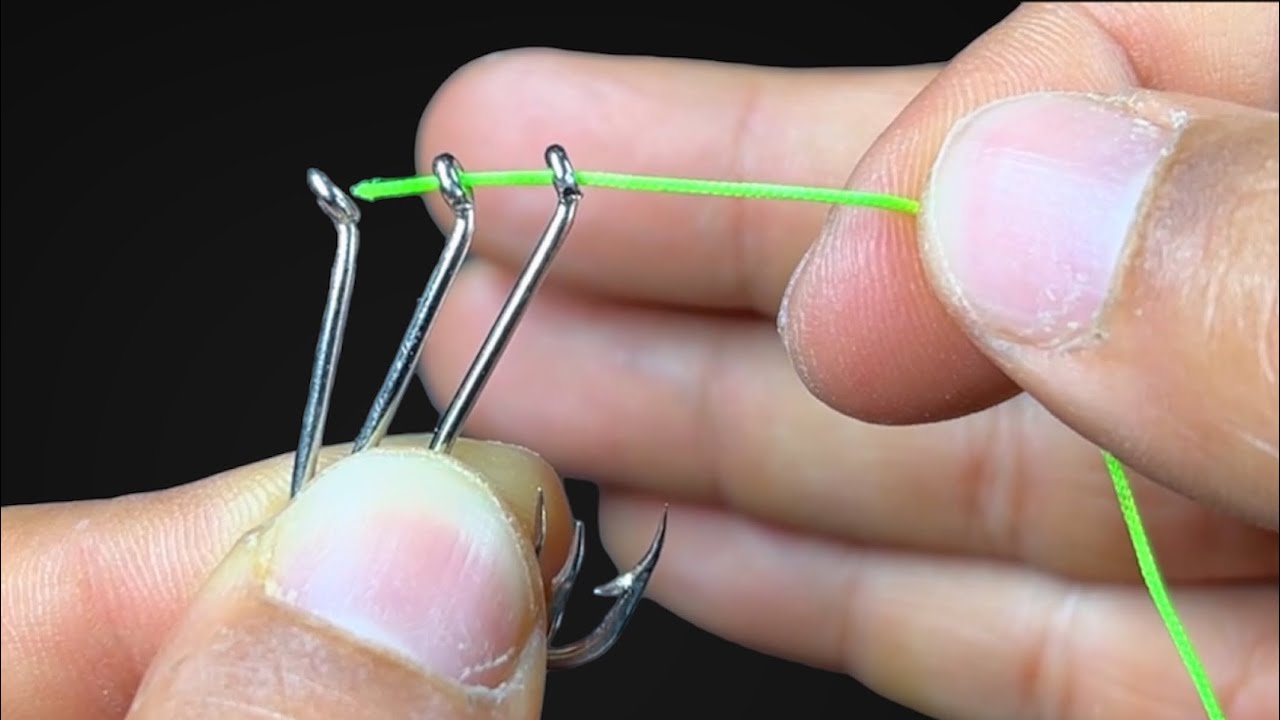 The Three Hooks Knot || How to Tie a Fisherman's Knot - YouTube