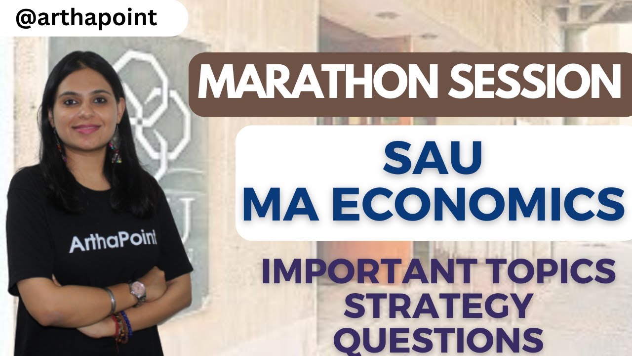 SAU MARATHON 2024 | SAU MA ECONOMICS | SAU ENTRANCE EXAM | SAU PAST ...