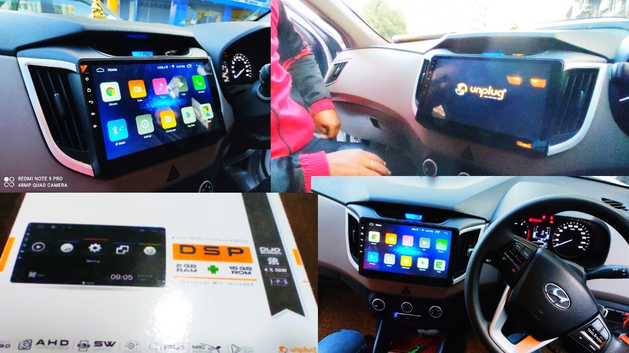 Hyundai Creta Unplug 10 Inch DSP Android System Installation | IPS ...
