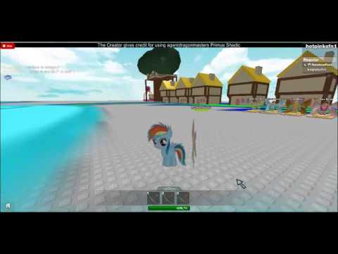 Roblox Rainbow dash and Flutterfly - YouTube