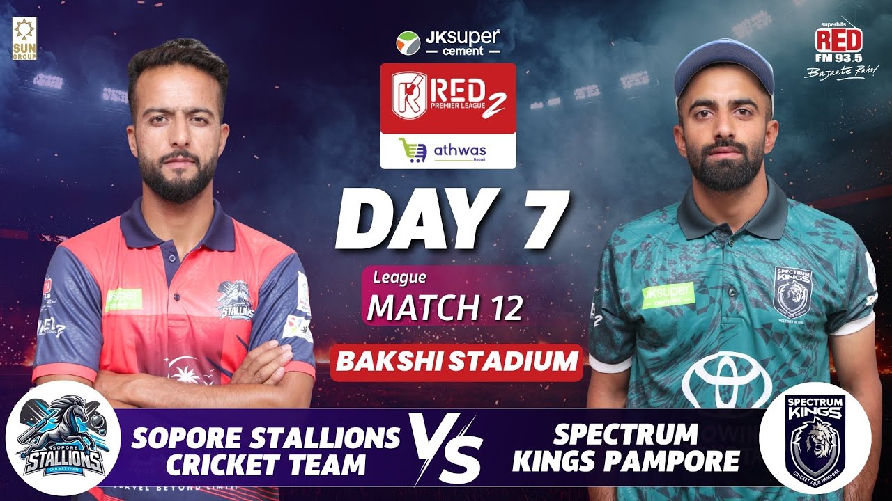Red Premier League Season 2 || Sopore Stallions vs Spectrum Kings ...