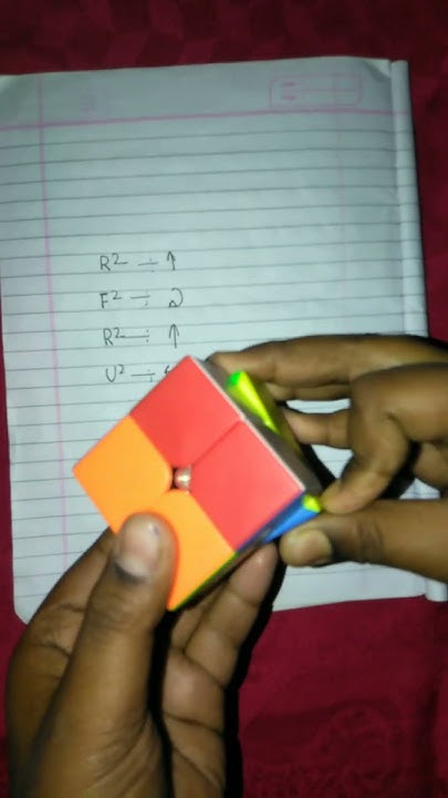 checker board pattern in 2by2 cube - YouTube