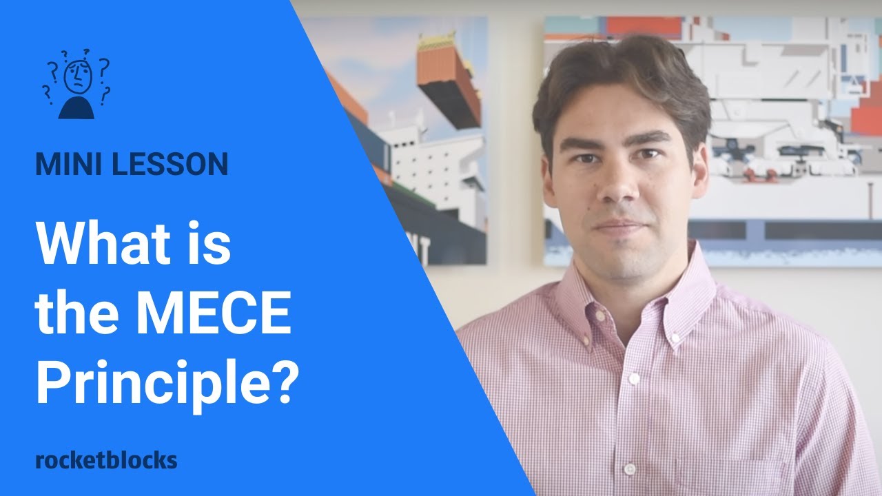 What is the MECE principle? - YouTube