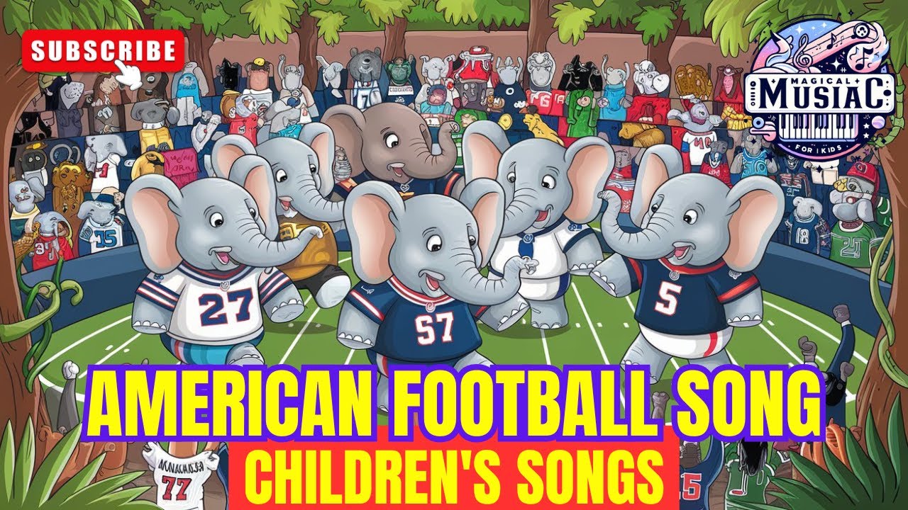 🏈 American Football Song 🎶 Children's Songs 🎵 / Nursery Rhyme 🏆 - YouTube