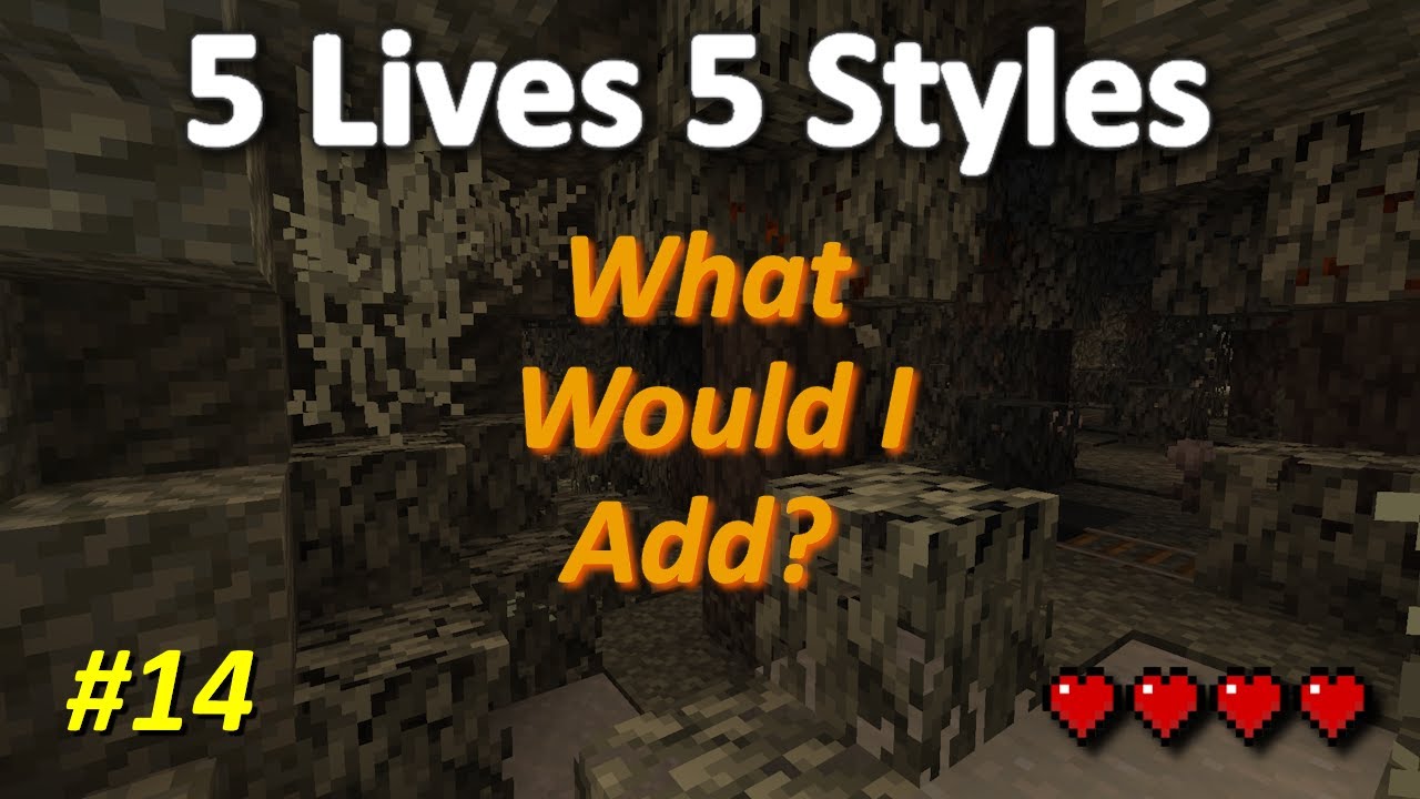 5 Lives 5 Styles ep14 - My village is Creaking? - Minecraft survival 1. ...