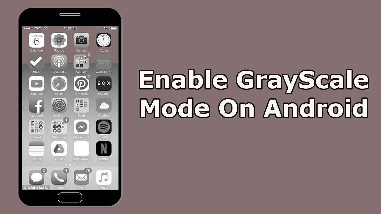 How to Enable Gray scale Mode on Android। EraIT - YouTube