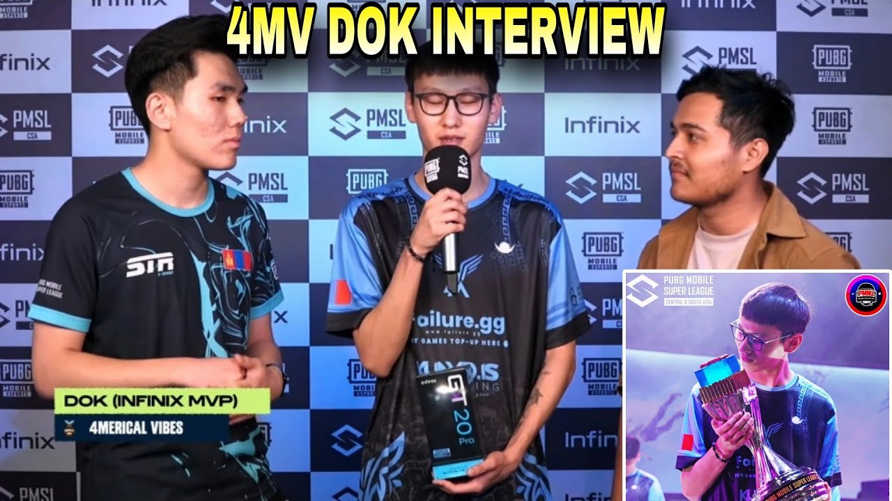 4MV DOK Funny Interview After Becoming MVP & Champions of PMSL CSA 2024 ...