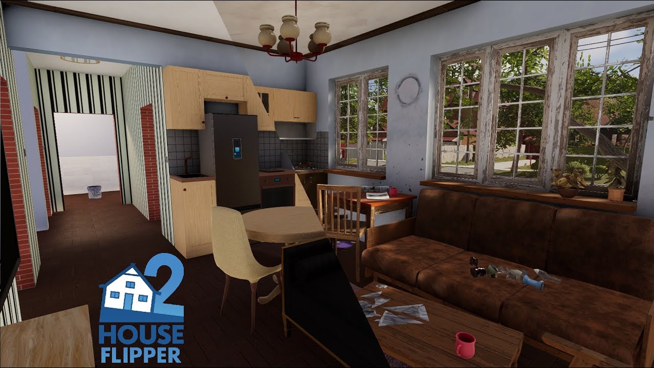 Turning More Then Trailer Into Family Home ~ House Flipper 2 - YouTube