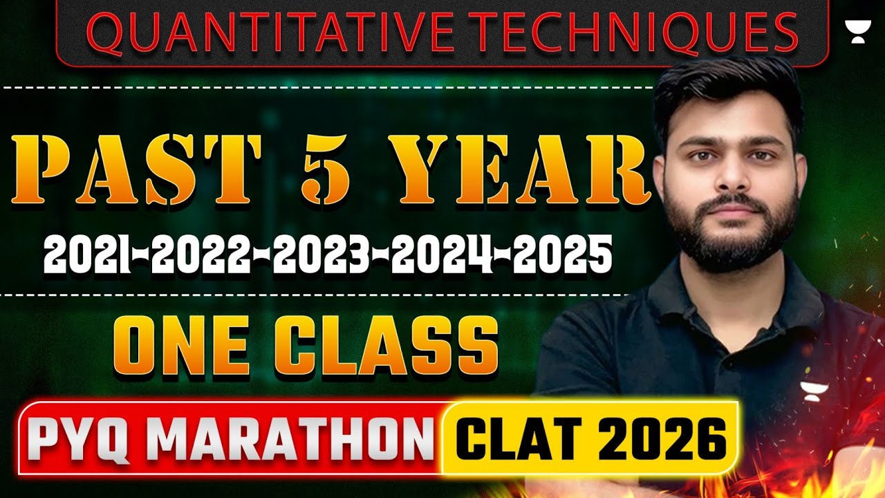 CLAT 2026 Preparation 🚀 5 Years PYQ Solving Marathon | Mission CLAT ...