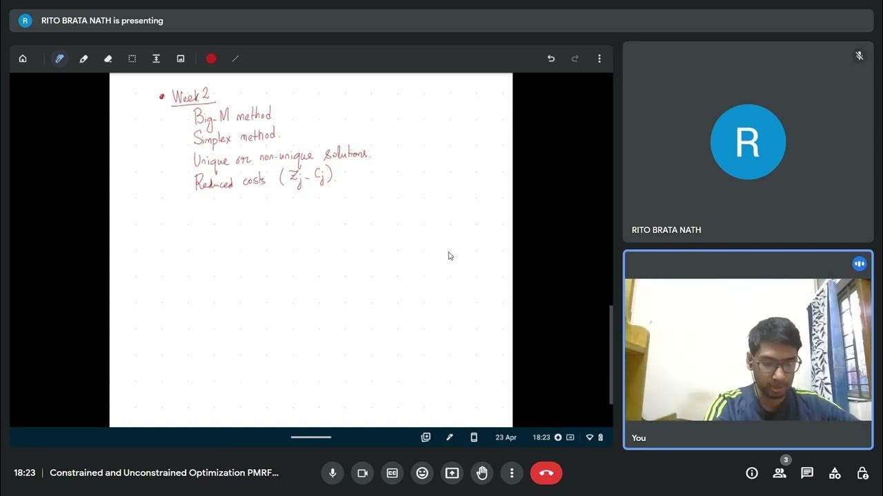 TA Session Summary: Constrained and Unconstrained Optimization - YouTube