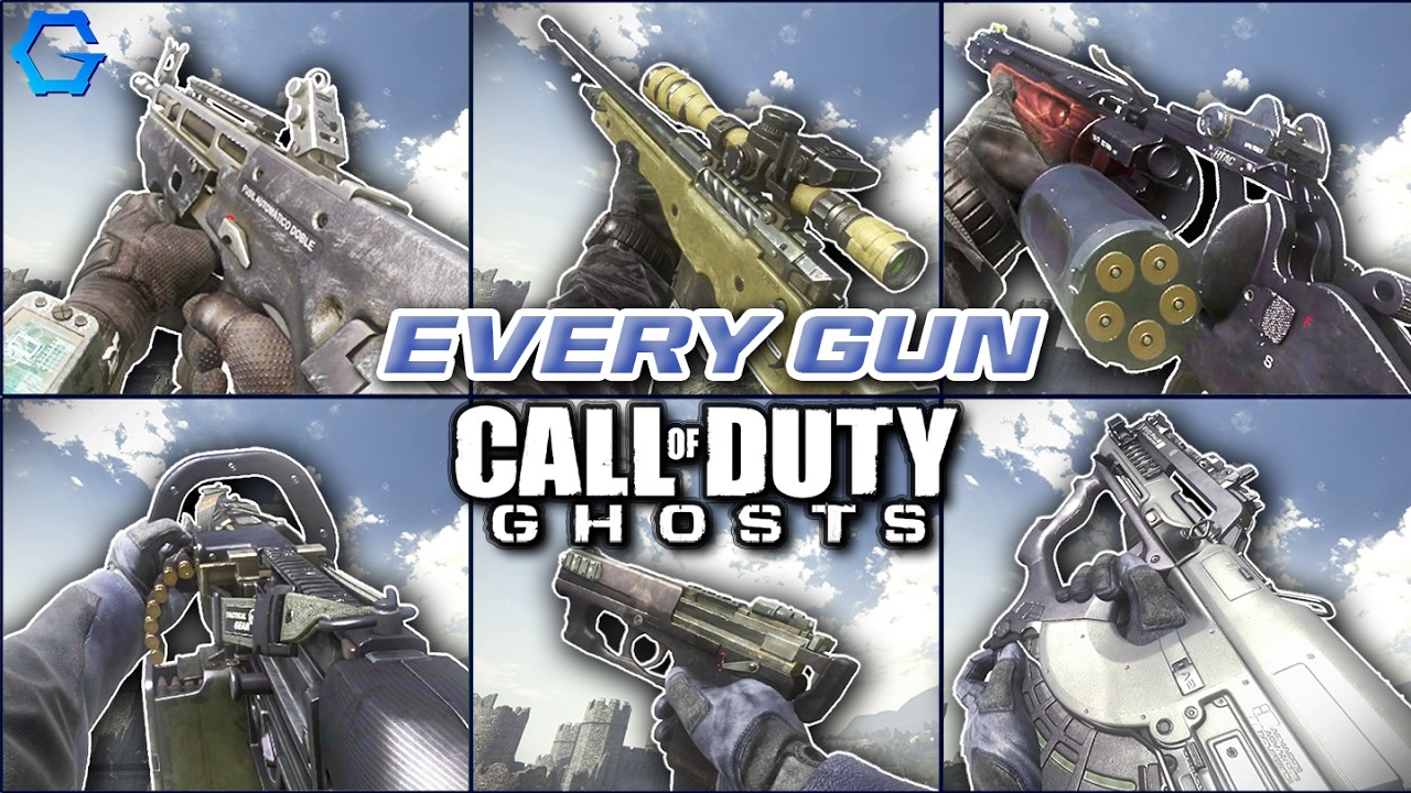 EVERY Gun in Call of Duty Ghosts | Gun Showcase - YouTube