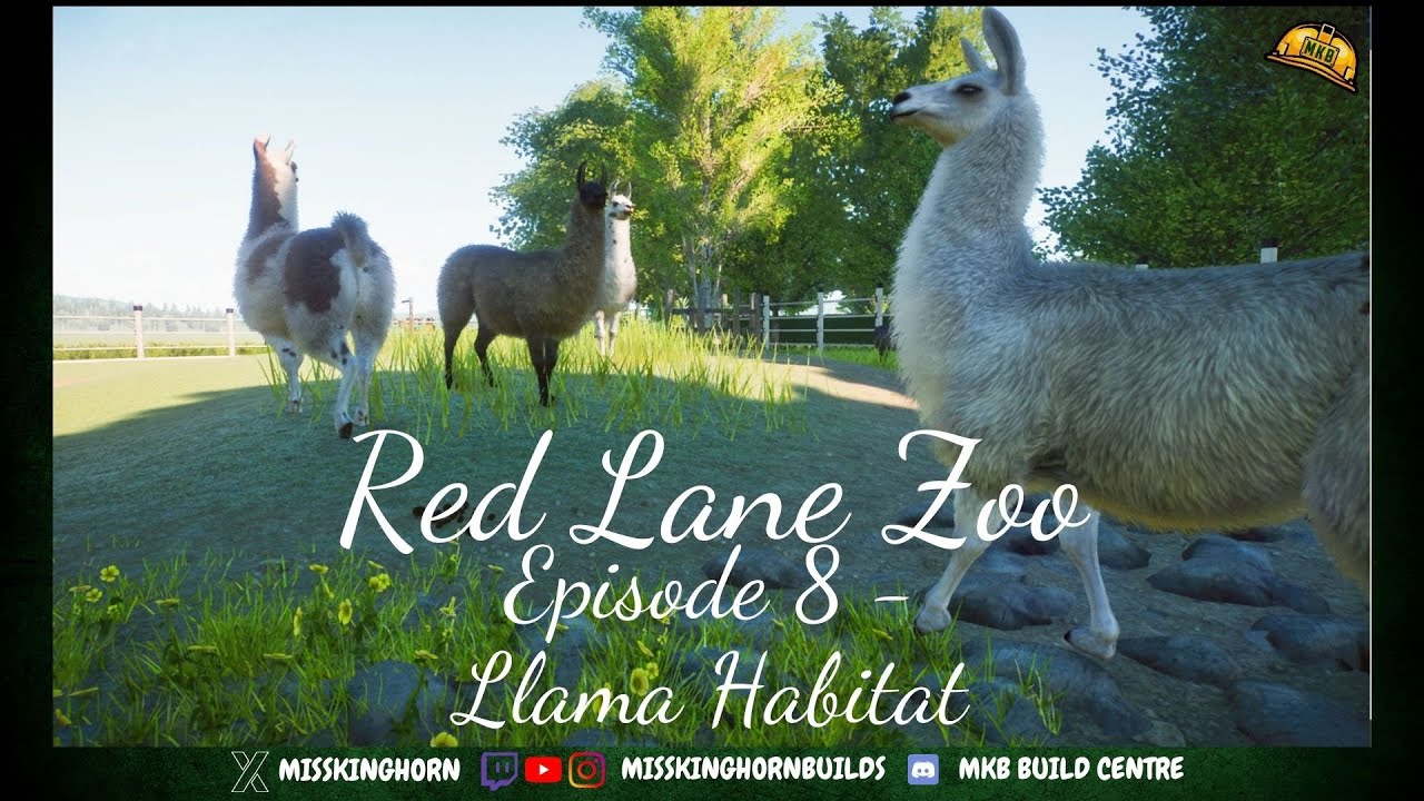 Llama Habitat | Red Lane Zoo | E8 | Planet Zoo - YouTube