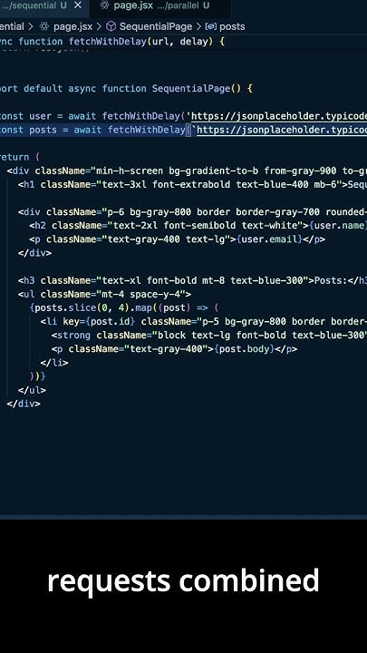 What Are Sequential Data Fetches? #reactjs #javascript - YouTube