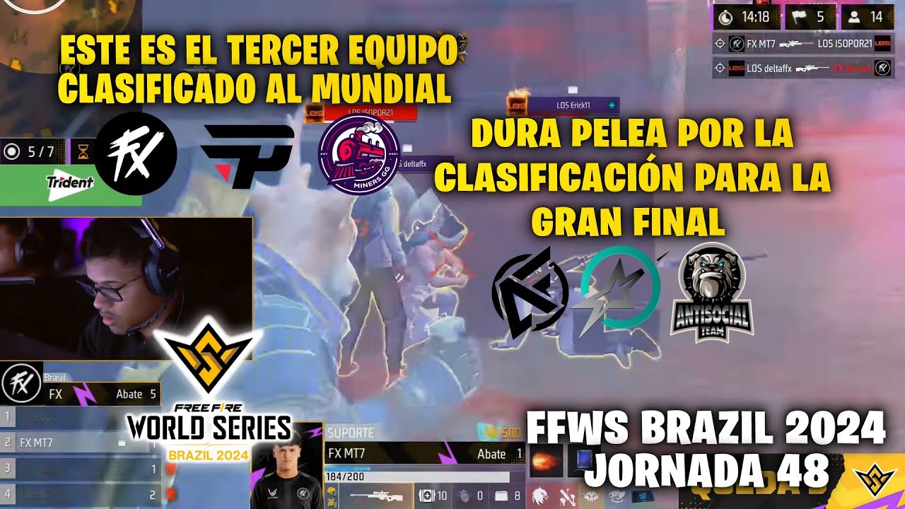 ¡ULTIMA CHANCE PARA CLASIFCAR AL MUNDIAL! | JORNADA 48 - FREE FIRE ...