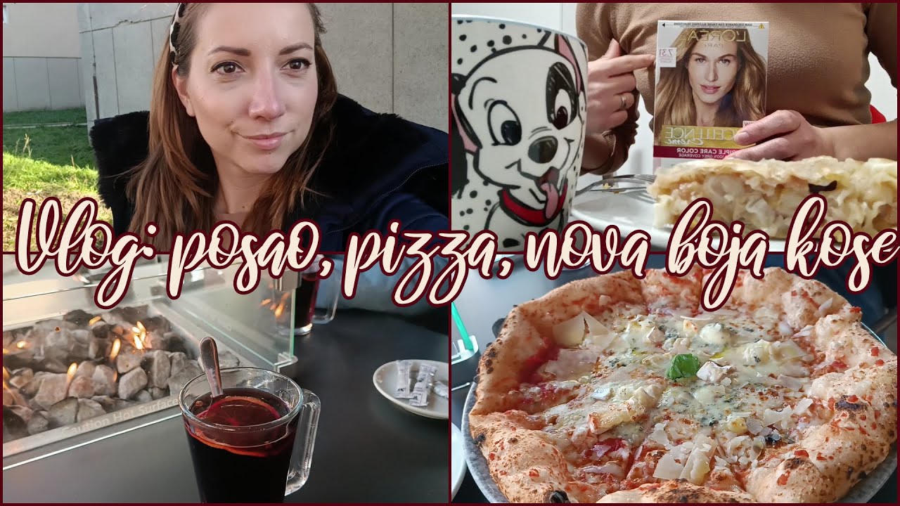 Vlog - posao, pizza, nova boja kose - Aleksandra S. - YouTube
