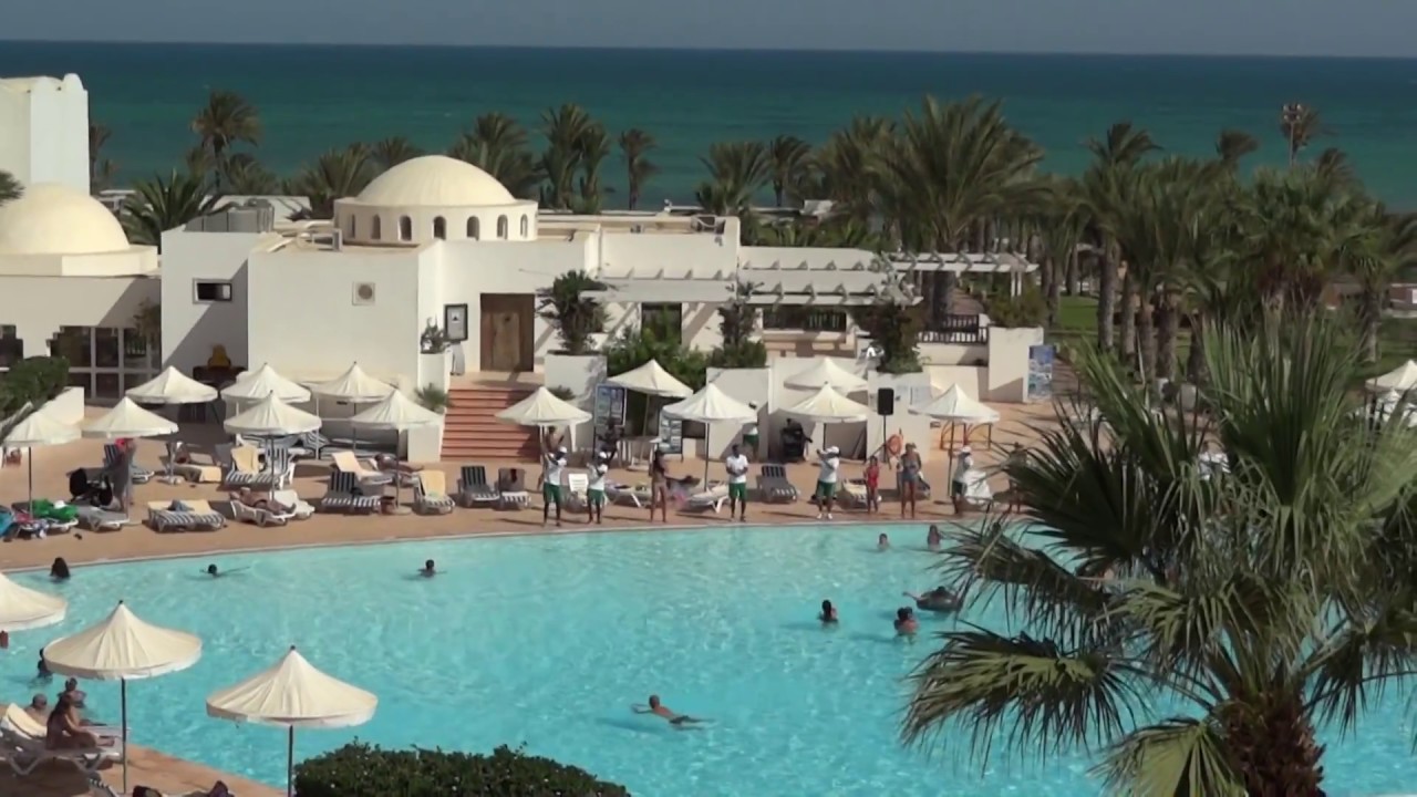 "Hotel Club Palm Azur Djerba" - Мидун. Остров Джерба. - YouTube