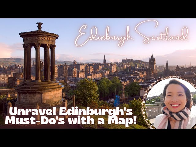 Edinburgh Scotland Tourist Map Scotland Vacation, Edinburgh To Perth
