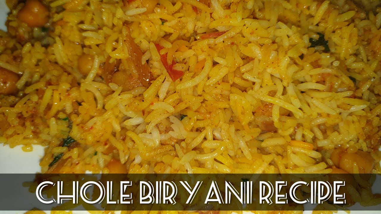 Chole Biryani Recipe || Chana Biryani Recipe || Spicy Chole Ki Biryani ...