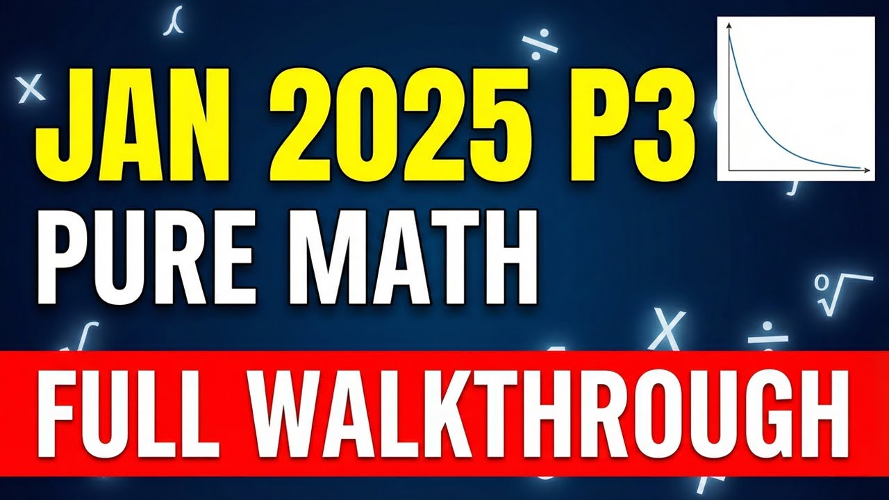 74- P3 JAN 2025 ANSWERS - YouTube