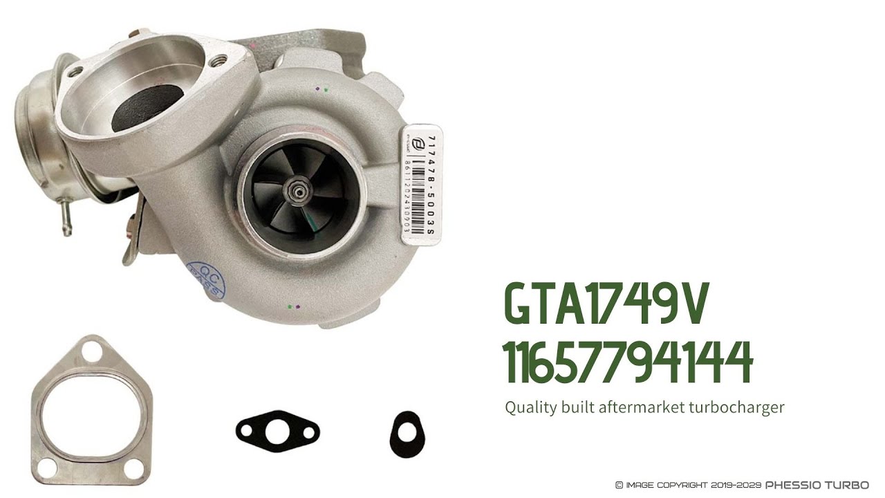 11657794144 GTA1749V 717478-5003S Turbocharger For 2001- BMW 3 320d, X3 ...