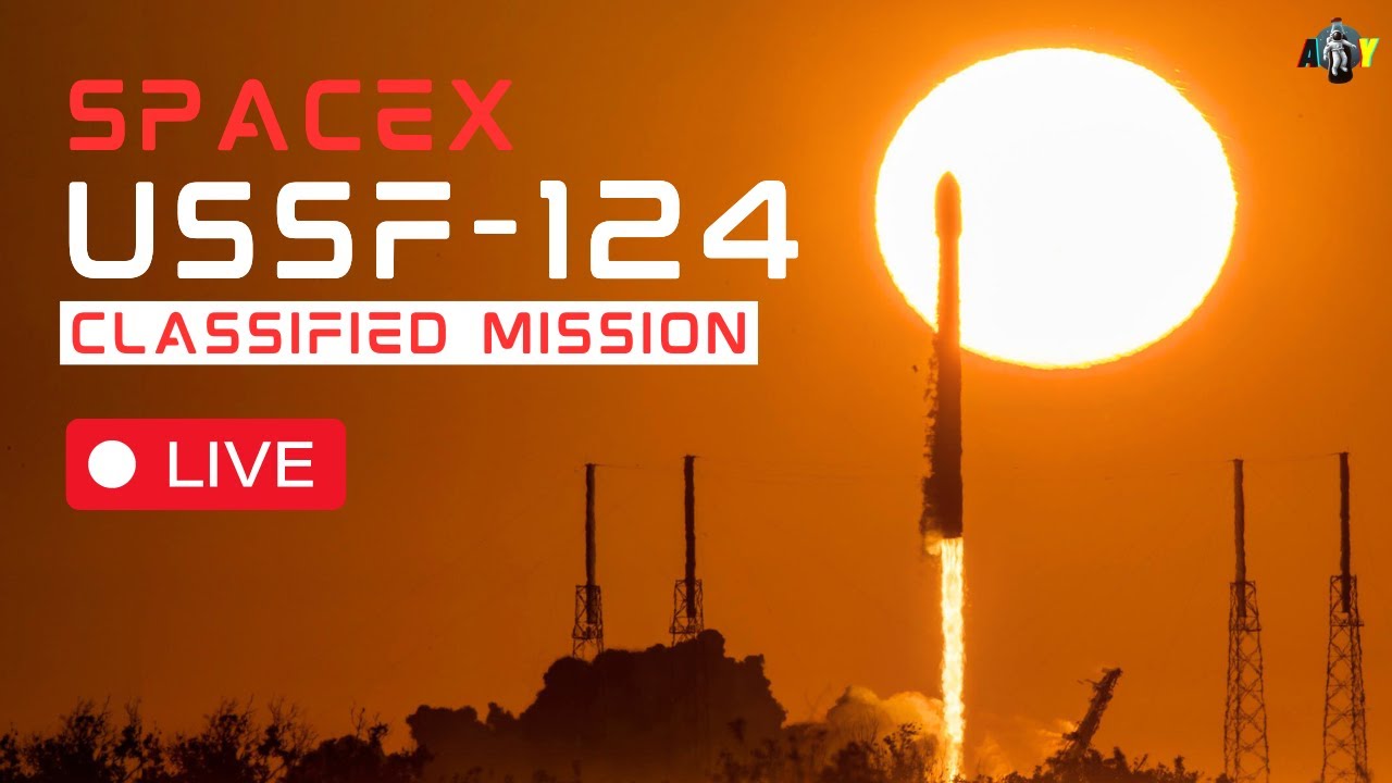 LIVE: USSF-124 SpaceX Falcon 9 Classified USSF Launch - YouTube