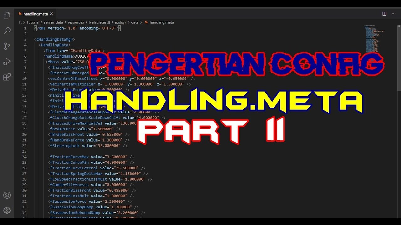 Pengertian & Penjelasan Fungsi Handling Kendaraan Add-On GTA5 FiveM ...
