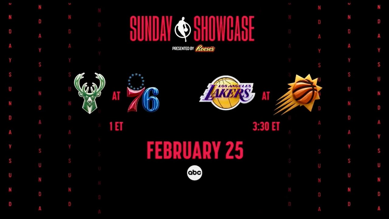 NBA on ABC: Saturday Primetime/Sunday Showcase February Promo - YouTube