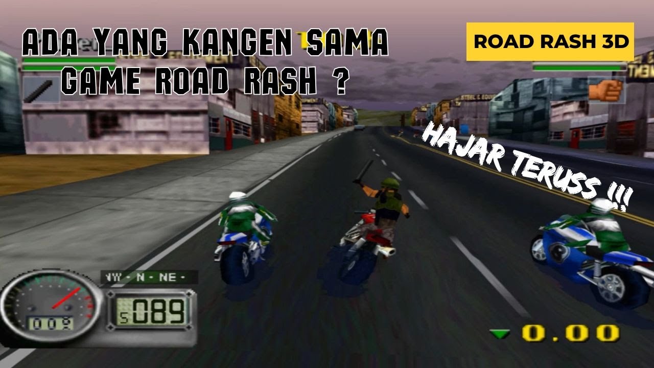 Game Balap Motor Yang Merusak Pertemanan - Road Rash 3D Playstation ...