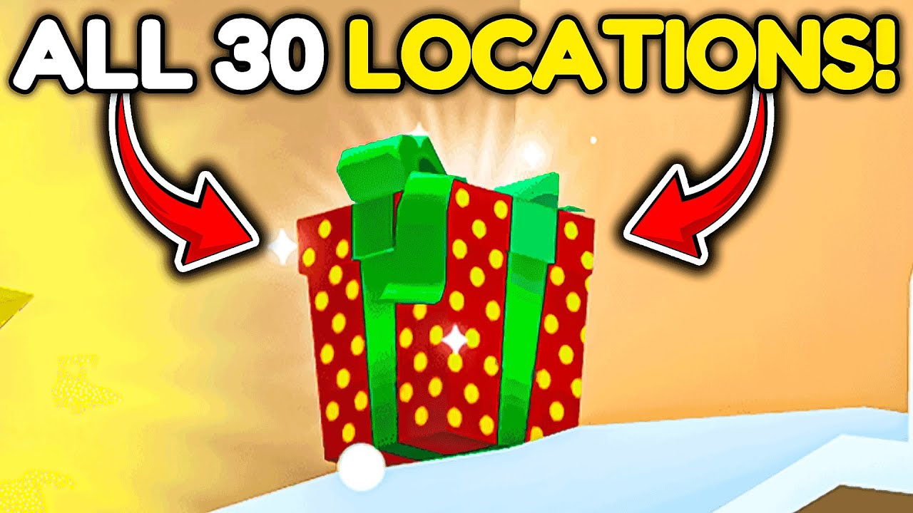 ALL PRESENT LOCATIONS 🎁 in Pet Simulator 99! 🍀(Christmas Event 2024 ...