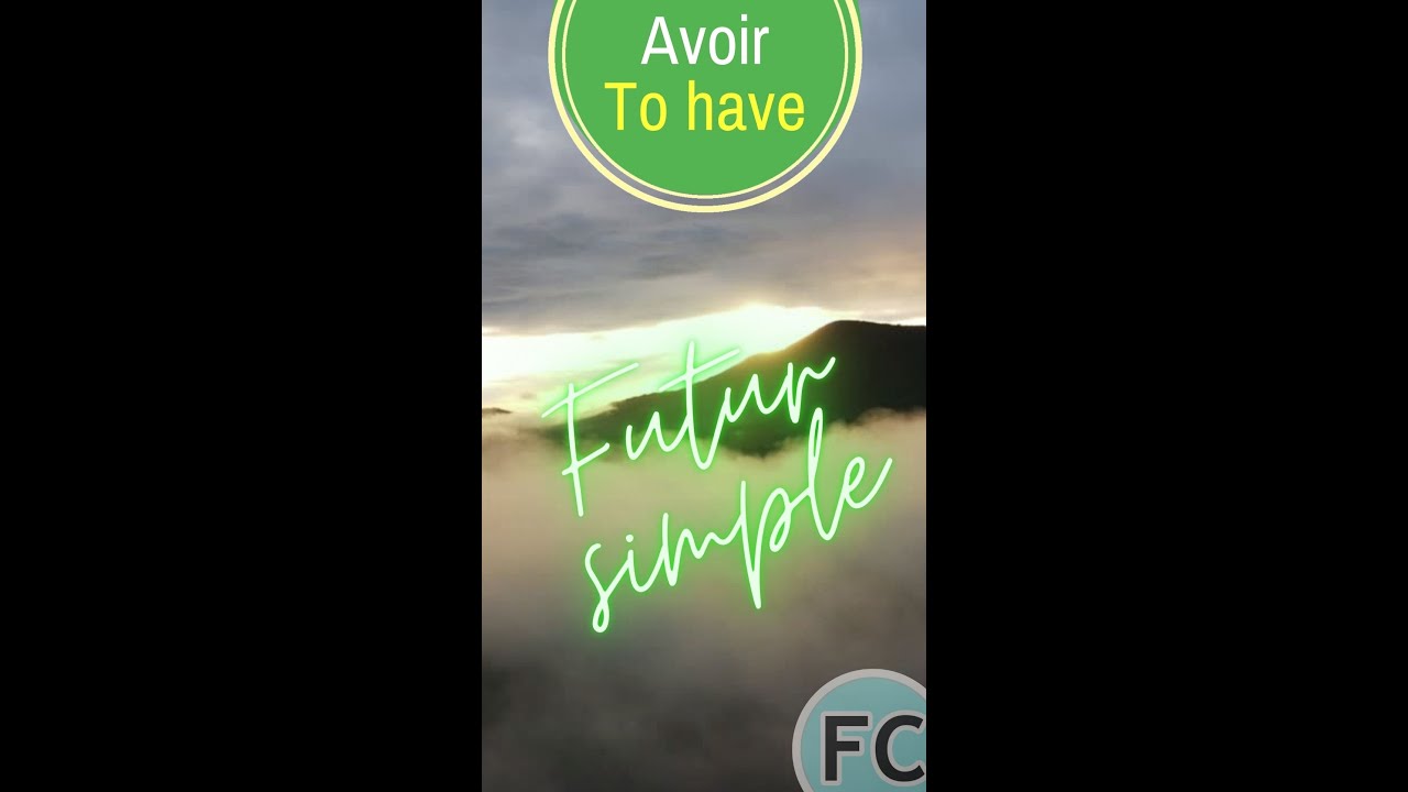 Avoir futur simple conjugation to have Future Tense #shorts - YouTube